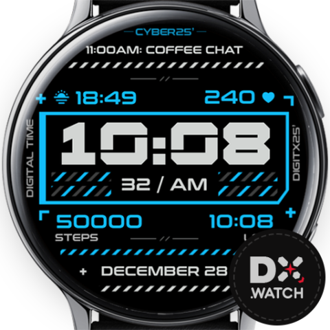 Best Watchfaces - DigitX - Watch Faces for Wear Os, Tizen and Huawei ...