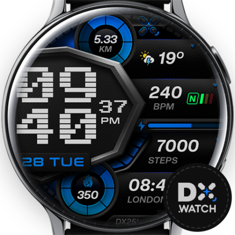 Best Watchfaces - DigitX - Watch Faces for Wear Os, Tizen and Huawei ...